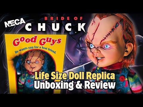 NECA BRIDE OF CHUCKY Replica | Life Size CHUCKY 1:1 Scale | Unboxing & Review
