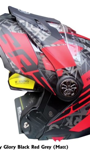 FASEED FS-909 Uplift Matt Black Red Florescent Yellow Adventure Modular Helmet Dual Lens Built