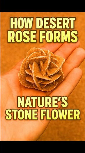 How Desert Rose Forms: Nature’s Stone Flower of Sand & Crystal 🌹💎✨