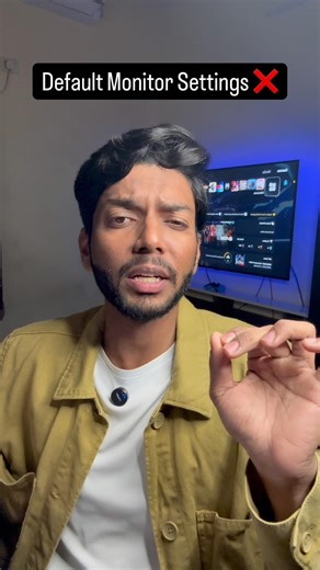 Stop using default monitor settings❌#pctips #pchacks #viral #pcgaming