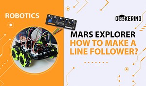 How to Follow a Line – Mars Explorer Mecanum Wheel [3]