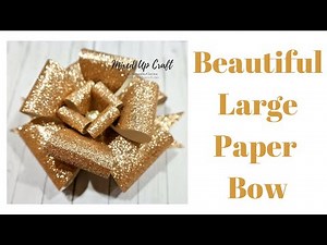 The Ultimate Paper Bow | Large Holiday Bow