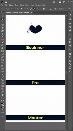 The BEST Way to Draw a Heart in Adobe Illustrator