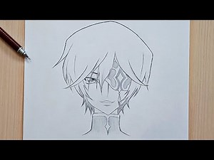 How to draw Lelouch | Code Geass | Lelouch step by step Easy | Tutorial