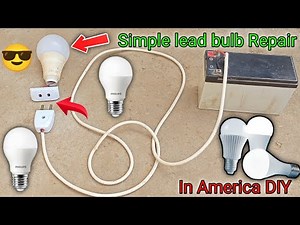 How to Repair LED Bulbs at Home | Simple & Quick Fix | American DIY
