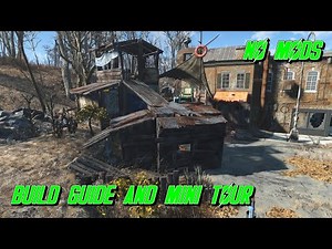 Wasteland Shack 15 min build and tour (no mods) FALLOUT 4