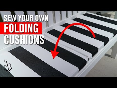 How to Sew Folding Cushions with a Hinge
