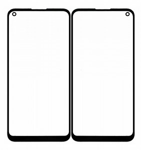 Front Glass for Xiaomi Redmi Note 9 - Black