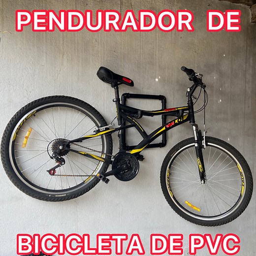 PENDURADOR DE BICICLETA DE PVC - SUPER FACÍL E BARATO | Dicas Criativas de PVC