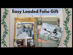 Easy File Folder Folio | Cards + Goodies Inside | Handmade Gift (Giveaway Ended)