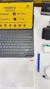 NEW ... REALIME PAD 55 ULTRA TABLET SALES PRICE:135,000✅✅✅ NORMAL PRICE:150,000❌❌❌ PAYMENT ON DELIVERY 10.1 INCH HD SCREEN ANDRIOD 13.0 12GB RAM 512GB ROM DUAL SIMS 5G SUPPORT NETWORK DUAL CAMERA SUPPORTS FINGER PRINT BATTERY CAPACITY 10,000 MAH GIFT ITEMS SMART LEATHER POUCH PORTABLE BLUETOOTH SPEAKER BLUETOOTH KEYBOARD BLUETOOTH MOUSE POWER BANK 10,000 MAH AIRPODS SCREEN PROTECTOR TOUCHPEN OTG ADAPTER TYPE C CHARGER | TJ Excel Telecommunications