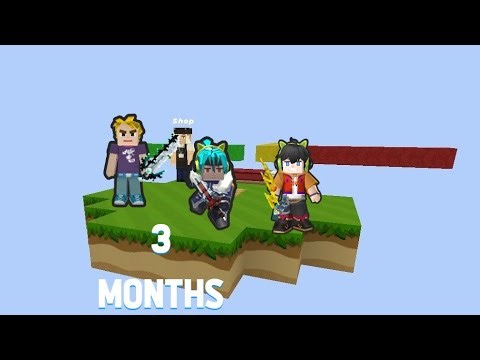 Playing blockman go bedwars after 3 months