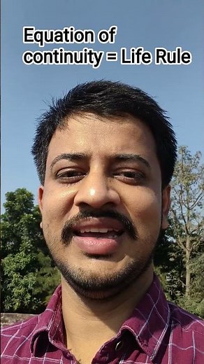 “Equation of Continuity: The Most Powerful Life Lesson Ever!”#motivation #studentlife