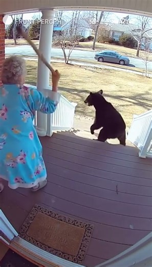 This Reaction Was Caught on a Doorbell Camera #realorai #doorbellcam #funnycctv #securitycamera