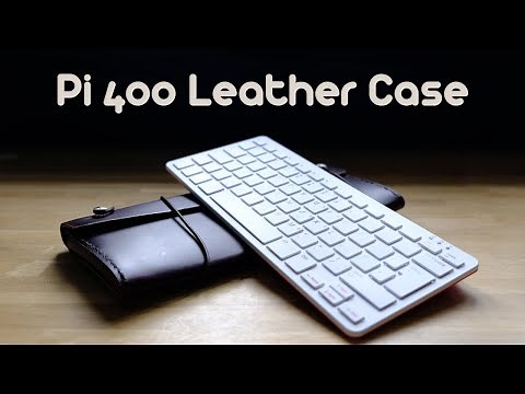 Making a Raspberry Pi 400 leather case | Maker ASMR