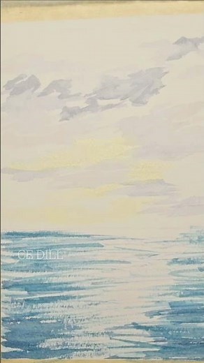 Watercolor Sunset Tip You NEED to Try 🌅 Easy Painting for Beginners