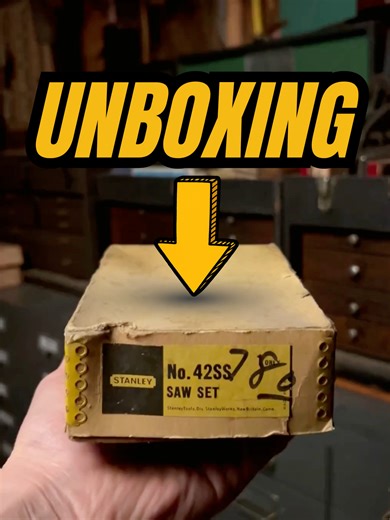 Unboxing a 75-Year-Old Stanley Saw Set