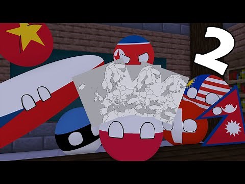 Countryballs School: Map of Europe Test 2 (Minecraft Animation)