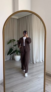 9.1K views · 96 reactions | ⁨ The New Double Trim Set بصوا بقي انتوا مش هتصدقوا الماتريال بجد اما تشوفوها دي اول مرة نستخدمها و بجد خطييرة  دة غير بقي انا ال Set دي مريحة جداً جداً فا هتنفعكوا في اي مشوار سفر طبعاً تمارين و بهدله و كمان شكلها تحفة⁩ | HK Designs | Facebook