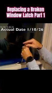 Replacing a Broken Window Latch: $4 Fix #diy #howto #home #project