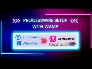 ProcessWire Setup with WAMP
