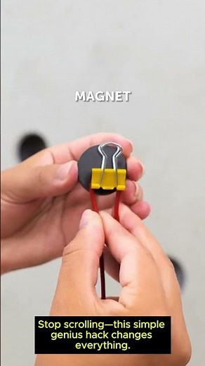 Trick thing Magnet Wire Fishing Hack! The Genius Way to Route Cables Through Drywall #lifehacks