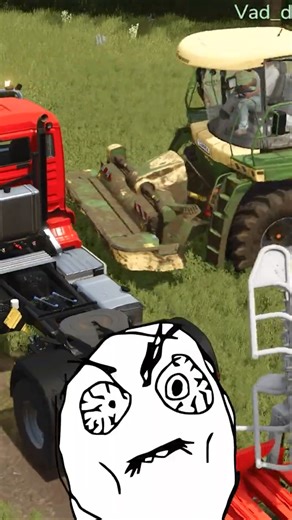 WHAT IS THIS MOWER DRIVER DOING?!?!? 🤔🤔 | Farming Simulator 25 #shorts #farmingsimulator