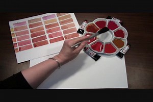 Mixing some light skin tones with Quinacridone Watercolors and Burnt Umber Extra Fine Watercolors by DANIEL SMITH. Video showing a few lighter skin tone mixing ideas by mixing Burnt Umber with a few Quinacridone Watercolors: Quin. Gold, Quin. Deep Gold, Quin. Sienna, Quin. Burnt Scarlet, and Quin. Burnt Orange. For more information about our Quinacridones: http://tinyurl.com/QuinacriconesFB and for more information about all of our Extra Fine Watercolors: http://tinyurl.com/DSWatercolors4FB Than