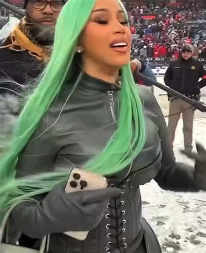 WuzupNigeria on Instagram: "VIDEO: Cardi B celebrates as boyfriend Stefon Diggs secures Super Bowl spot Cardi B was pumped after her boyfriend, New England Patriots wide receiver Stefon Diggs, secured his spot playing in this year’s Super Bowl. After the Patriots beat the Denver Broncos 10-7 in the AFC Championship, securing a spot in Super Bowl LX, Cardi B was loud and proud cheering them on. She was captured on video yelling “We’re going to the Super Bowl!” right after the win, clearly thrille