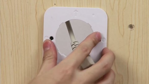 SPORTLINK Wall Mounted TV Cord Hider - Cable Management Kit Hides TV Wires Behind The Wall - White