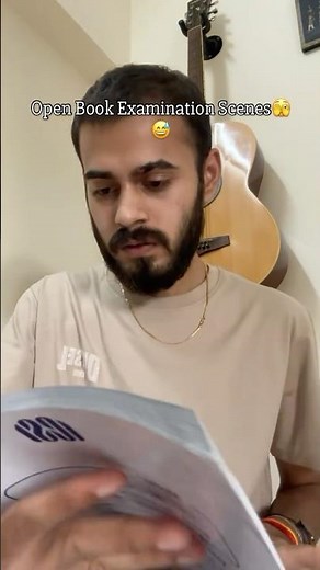 Open Book Exams Scene 😭