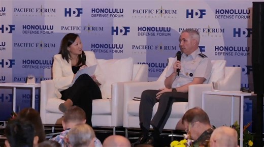 #ICYMI Gen. Stephen Whiting, #USSPACECOM commander, joined CSIS | Center for Strategic & International Studies' Kari Bingen at #HDF2026 to discuss the operational challenges and the evolving role of space in deterring conflict and succeeding in potential warfare in the Indo-Pacific region. U.S. Indo-Pacific Command Pacific Forum Listen to the full discussion here: https://www.youtube.com/watch?v=azqBzU048AU | U.S. Space Command