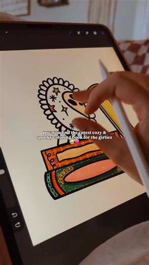 My new “color me boo-tiful” coloring book is now in the shop! 👀🤗🩷 brushandbarley.etsy.com | Brush And Barley