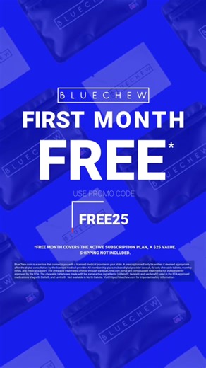 39K views | Live without regrets and get your first month of BlueChew FREE with subscription. Talk to a telehealth provider today! | BlueChew | Facebook
