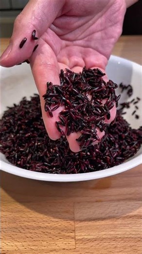 Black Glutinous Rice Tapioca - EASY rice cooker recipe! #easyrecipes #ricecookers