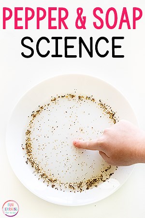Pepper and Soap Science Experiment for Kids