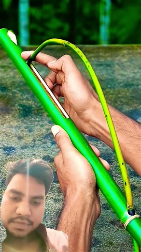 DIY Bamboo Slingshots with Green Bamboo Stick #bamboo #slingshots #bambooart