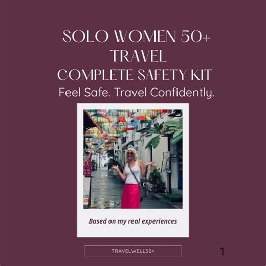 Solo Female Travel Over 50 | Retired Travel | Emergency Guide | Travel Safety | Essential Safety Checklists | 14 Page Digital Download - Etsy UK