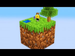 Minecraft, But With 1 GIANT Block..