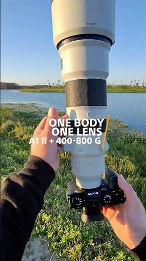 Alpha 1 II + 400-800mm F6.3-8 G Lens | One Body One Lens