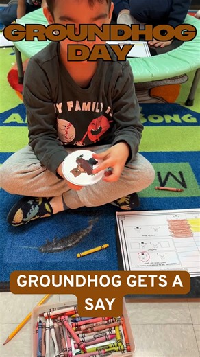 Monday, February 2 is GROUNDHOG DAY, and we have made celebrating in your classroom easy! Our Groundhog Day unit has science and comprehension lessons, coin flipping and graphing, writing, hats, labeling, and vocabulary! Plus a snack and art project! Groundhog Day planning DONE! Comment GROUNDHOG for the link! | Kindergarten Smorgasboard