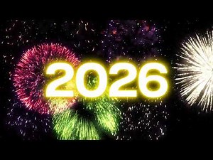 New Year Countdown 2026 - 1 Minute Auld Lang Syne + Fireworks