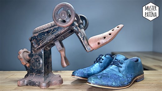 114K views · 1.6K reactions | In this Video I restored an old Show Widening Machine - have fun! #restoration #restorationvideos #restore #diy #doit #doityourself #crafts #craftsman #craftsmanship #Perfect #perfection #PerfectRestoration #asmr #asmrrestoration This Video is original Content by 'Mister Patina' especially re-edited for Meta/Facebook (1:1, 2xSpeed, no subs). | Mister Patina | Facebook