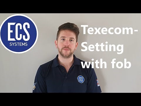 Texecom- Setting with fob
