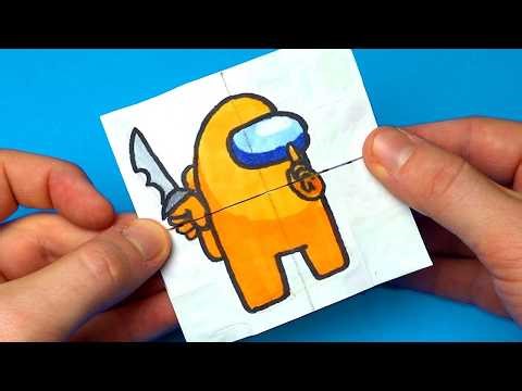 15 COOL AMONG US PAPER CRAFTS TO PLAY AT HOME