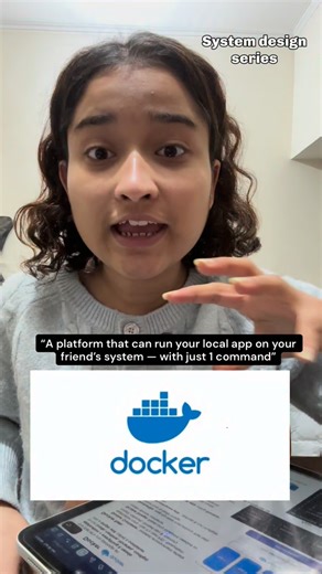Ayushi Sharma | Coding | Software Engineer on Instagram: "Comment “blog” & I’ll share the blog link & my notes with you in your DM 🤝🏻 (Make sure to follow else automation won’t work) Topic: Docker (A platform that can run your local app on your friend’s system — with just 1 command) Save for your future interviews 📩 #dsa #systemdesign #tech #coding #codinglife #docker [dsa, system design, docker, tech]"