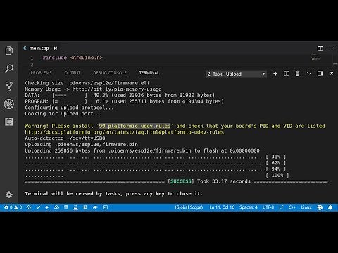 Platformio udev.rules problem solved!