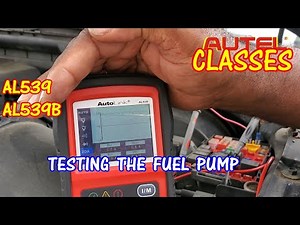 Testing For A Good Or Bad Fuel Pump Using The Autel AL539B Or AL539 #al539 #al539b