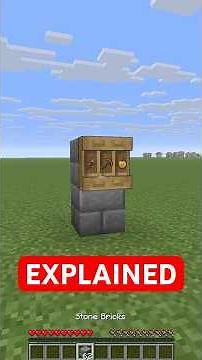 NEW MINECRAFT SHELF REDSTONE + MECHANICS EXPLAINED!