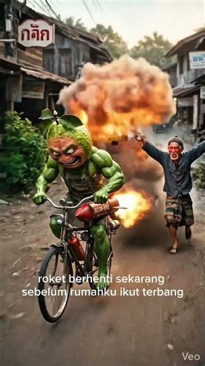 Eksperimen Gila! Sepeda Roket Ini Tidak Terkendali 😱#shorts #viral #viralvideo #funny #videolucu